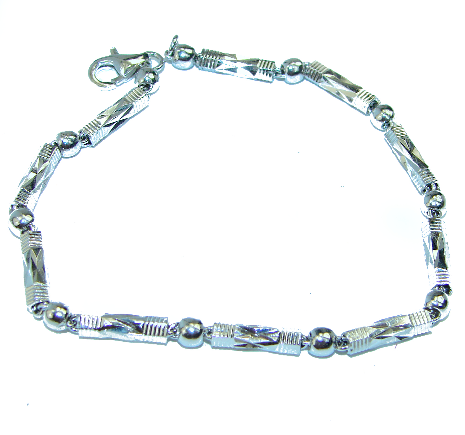 Authentic .925 Sterling Silver handmade Bracelet - model #31-lip-23-40