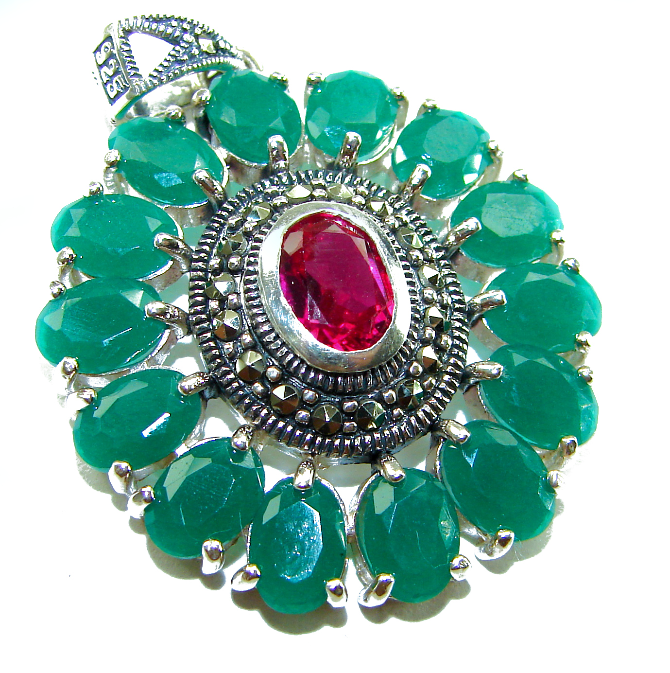Handmade Sterling Silver Ruby Pendant – Unique Gemstone Jewelry