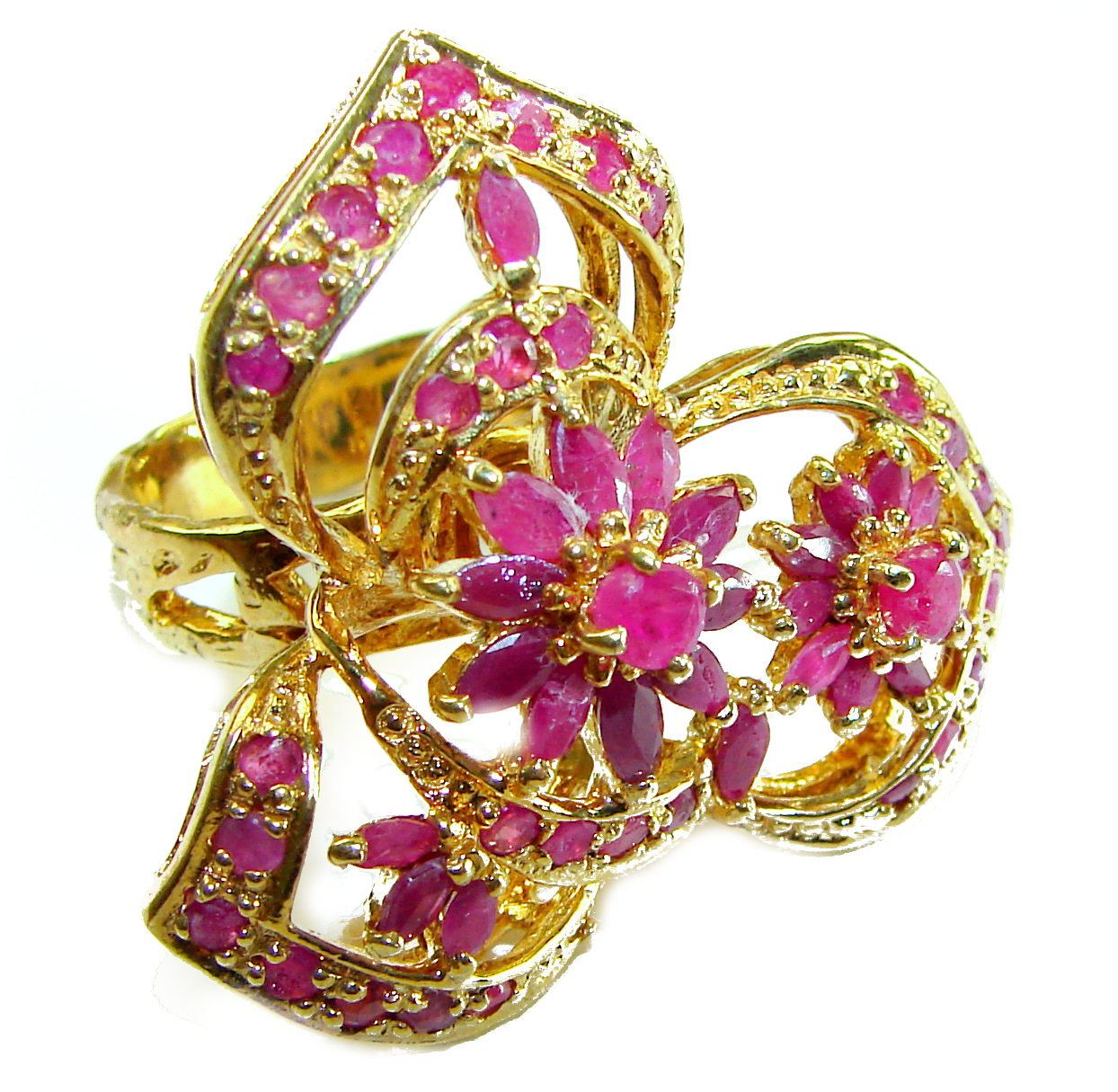 Statement Ruby Ring in Sterling Silver – Handcrafted Gemstone Jewelry